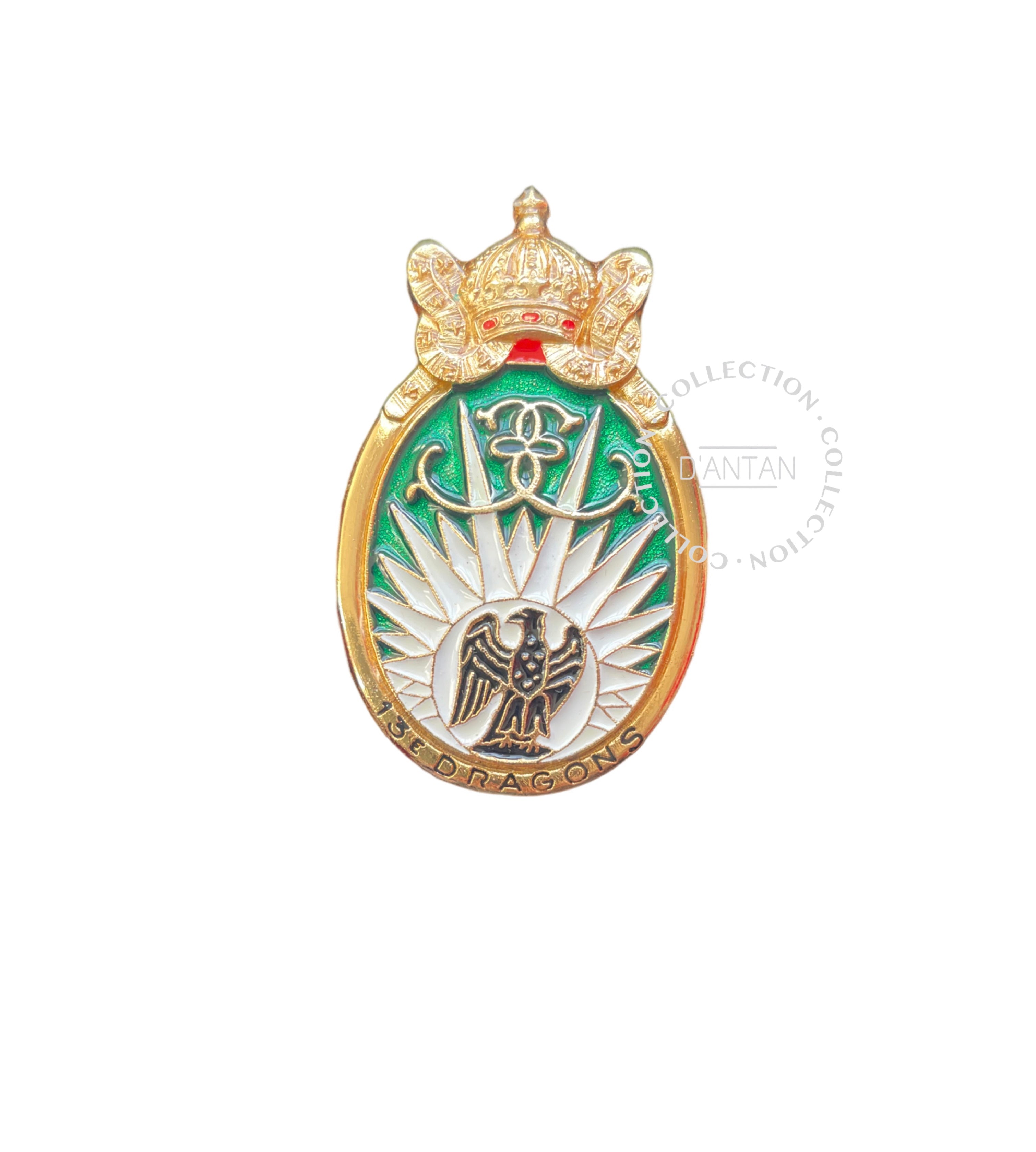 Insigne/Badge/Pucelle Militaire Français 13 ème RDP Régiment de Dragon ...