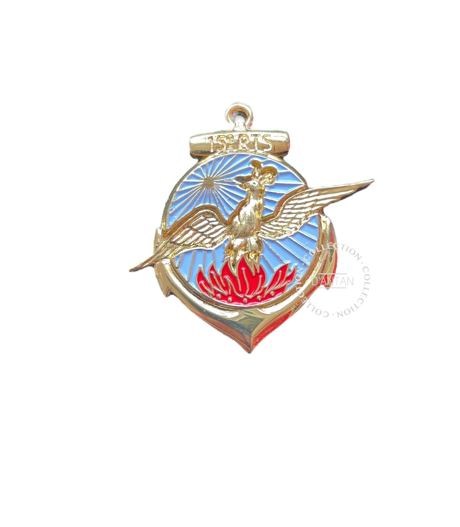 Insigne/Badge/Pucelle Militaire Français 15 ème RTS Régiment de Tirail ...