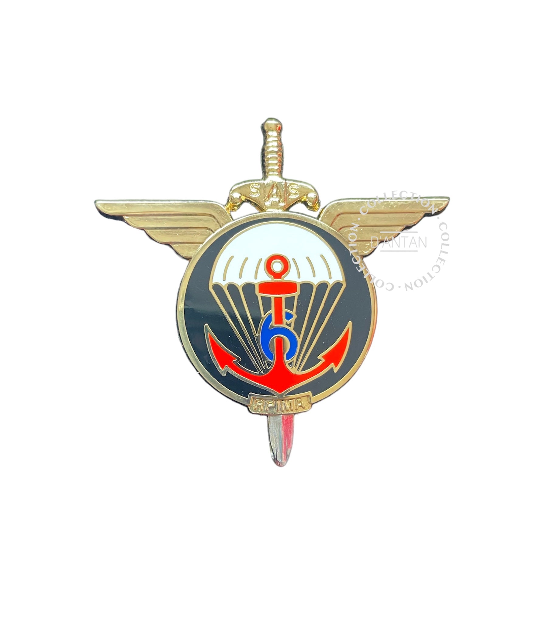 Insigne/Badge/Pucelle Militaire Français 6 ème RPIMA Régiment Parachut ...