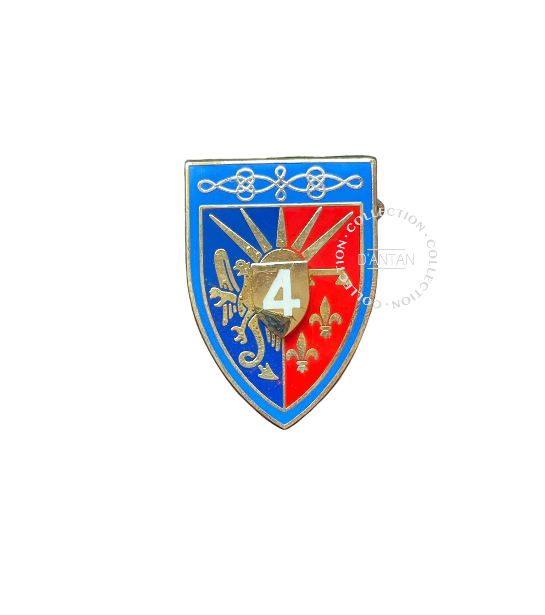 Insigne/Badge/Pucelle Militaire Français 4 ème RH Régiment de Hussards ...