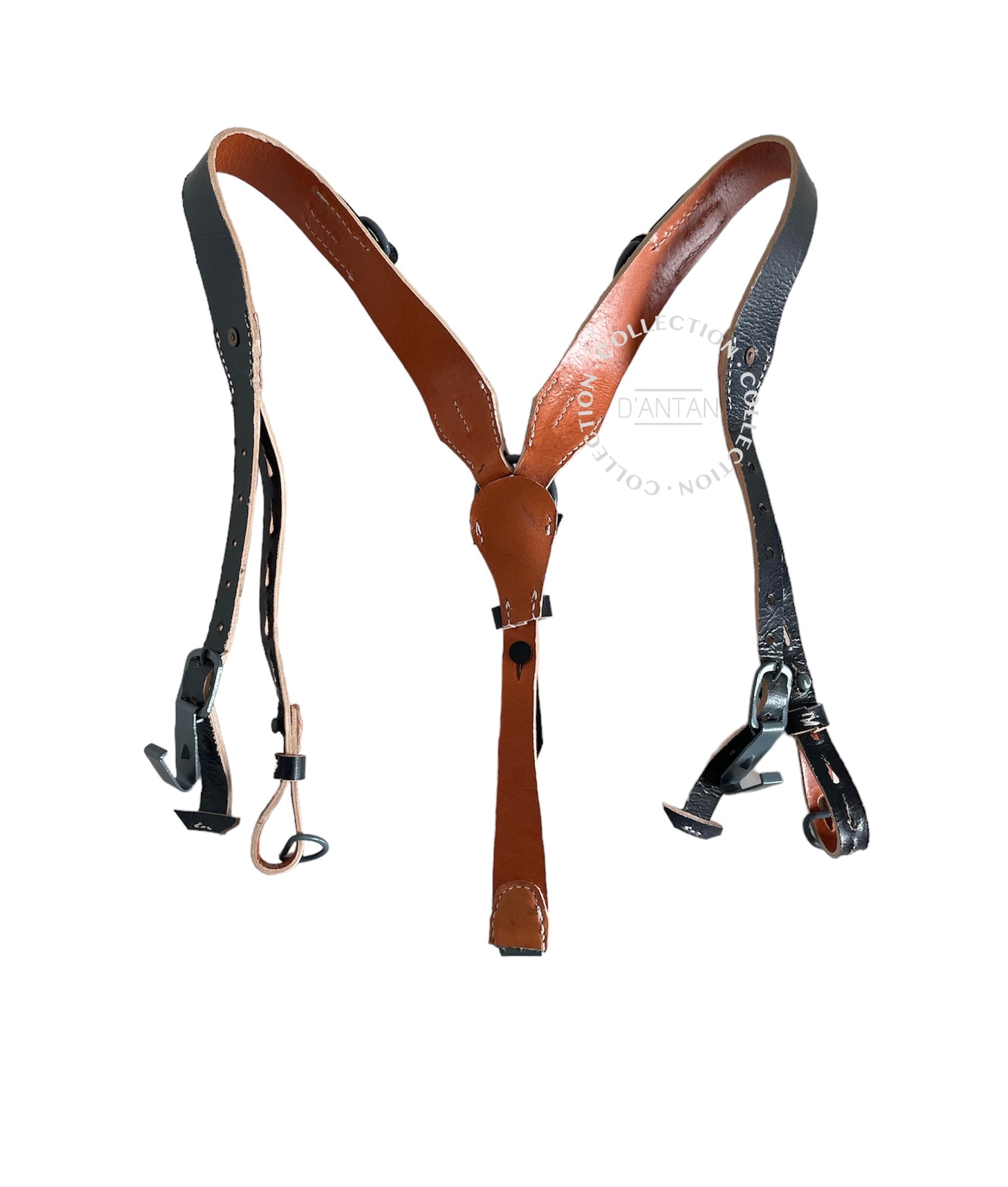 Brelage Lourd Allemand en Cuir Reproduction – COLLECTION D'ANTAN